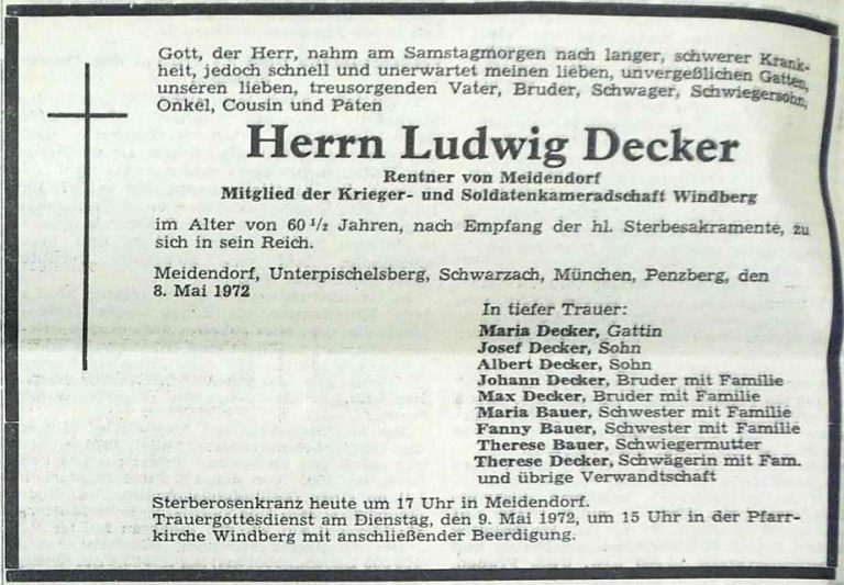 1972# 05-06 | Hunderdorf – früher