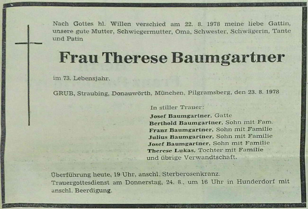 1978# 07-08 | Hunderdorf – früher